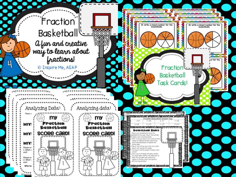 Fractions- Basketball Style! - Inspire Me ASAP