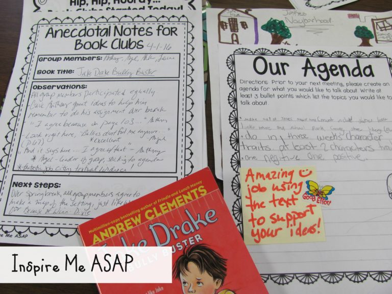 Role of the Teacher in Book Clubs - Inspire Me ASAP