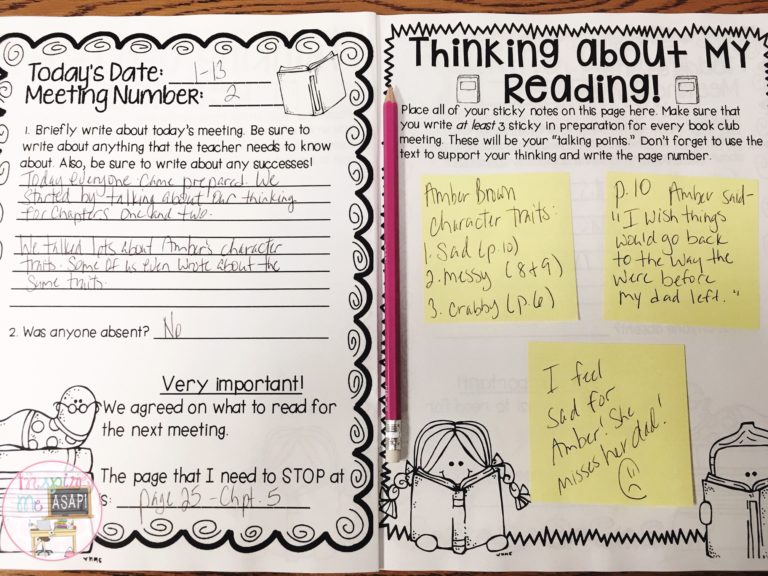 Using Assessments in Book Clubs - Inspire Me ASAP