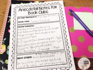 Using Assessments in Book Clubs - Inspire Me ASAP