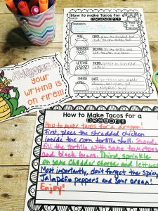 Dragons Love Tacos- Procedural Writing Lesson - Inspire Me ASAP