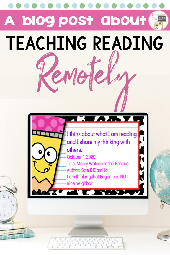 Teaching Reading Remotely - Inspire Me ASAP