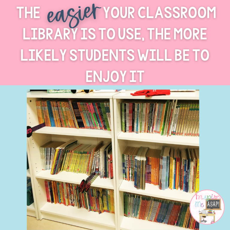 Classroom Library Organization in 5 Easy Steps - Inspire Me ASAP